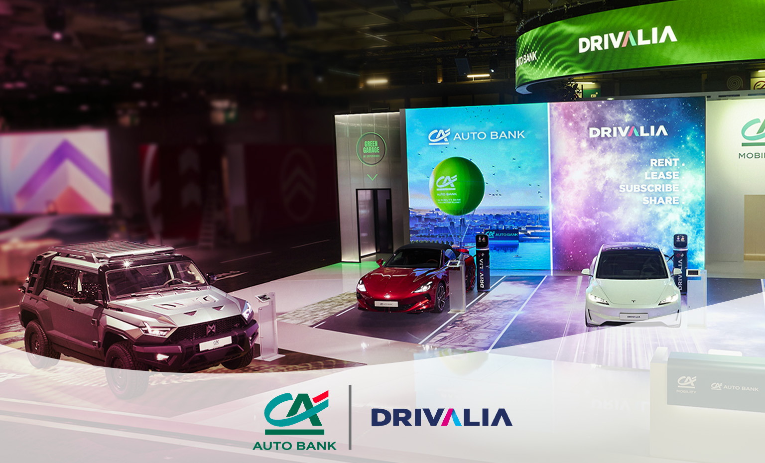 Mondial de l’Auto de Paris : Crédit Agricole Auto Bank et Drivalia ...